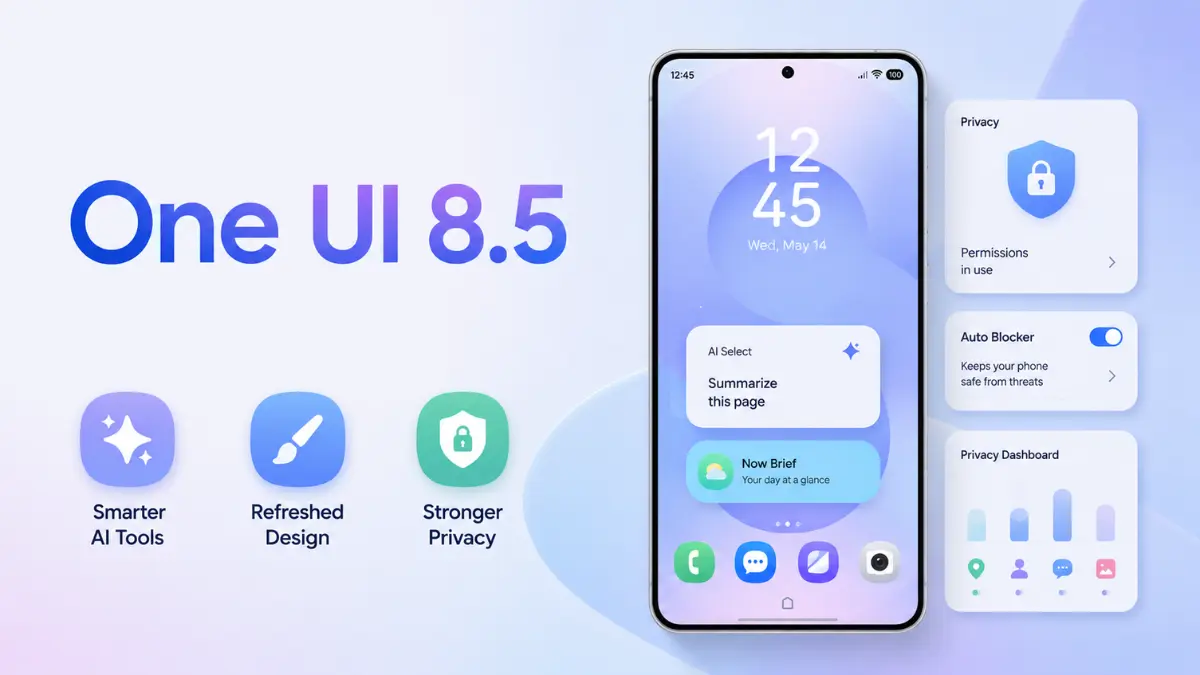 One UI 8.5 brings smarter AI tools, a refreshed design, and stronger ...